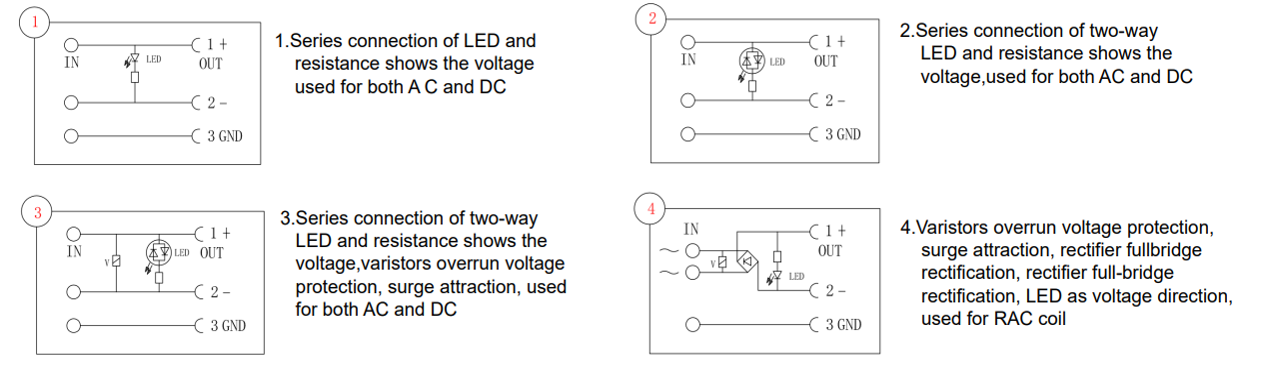 Din 43650 mpm type c female 2+PE/3+PE solenoid valve electrical cable ...