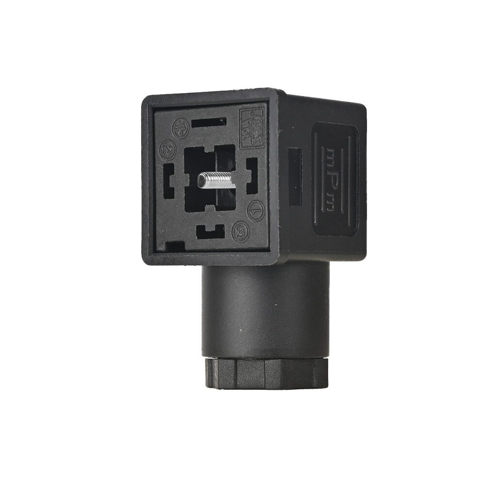 Din 43650 type a female 2+PE 3+PE Pneumatic coil mpm solenoid plug for ...