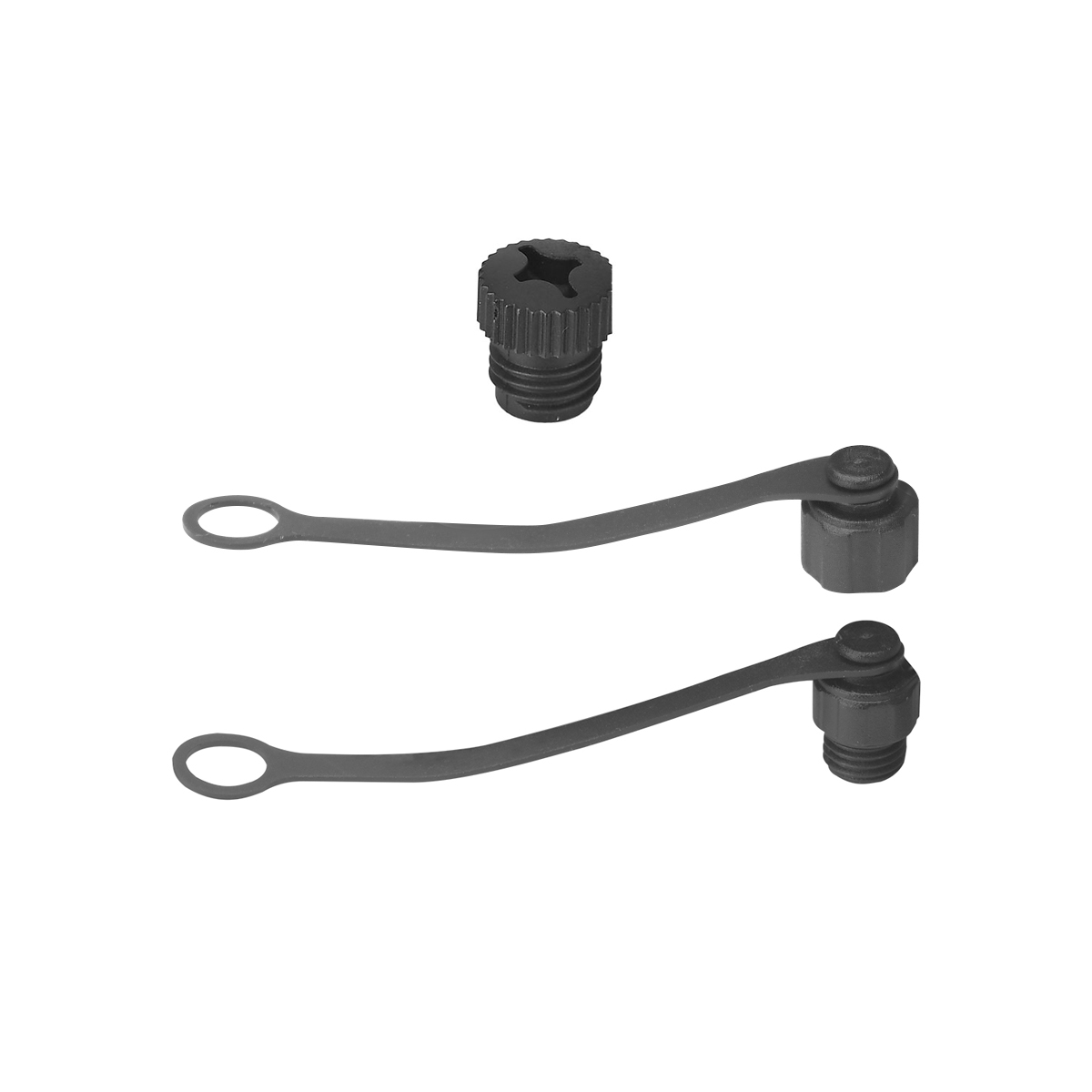 M12 female and male connector cap plastic for weatherproof and ...