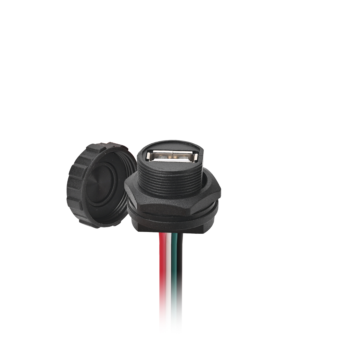 USB Panel Mount Connector | USB-A IP67 Waterproof | Fremi